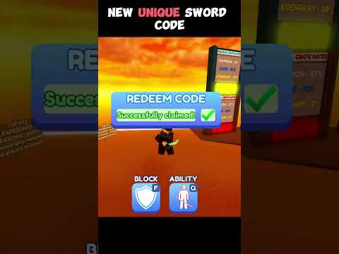 New UNIQUE Sword Code | Blade Ball