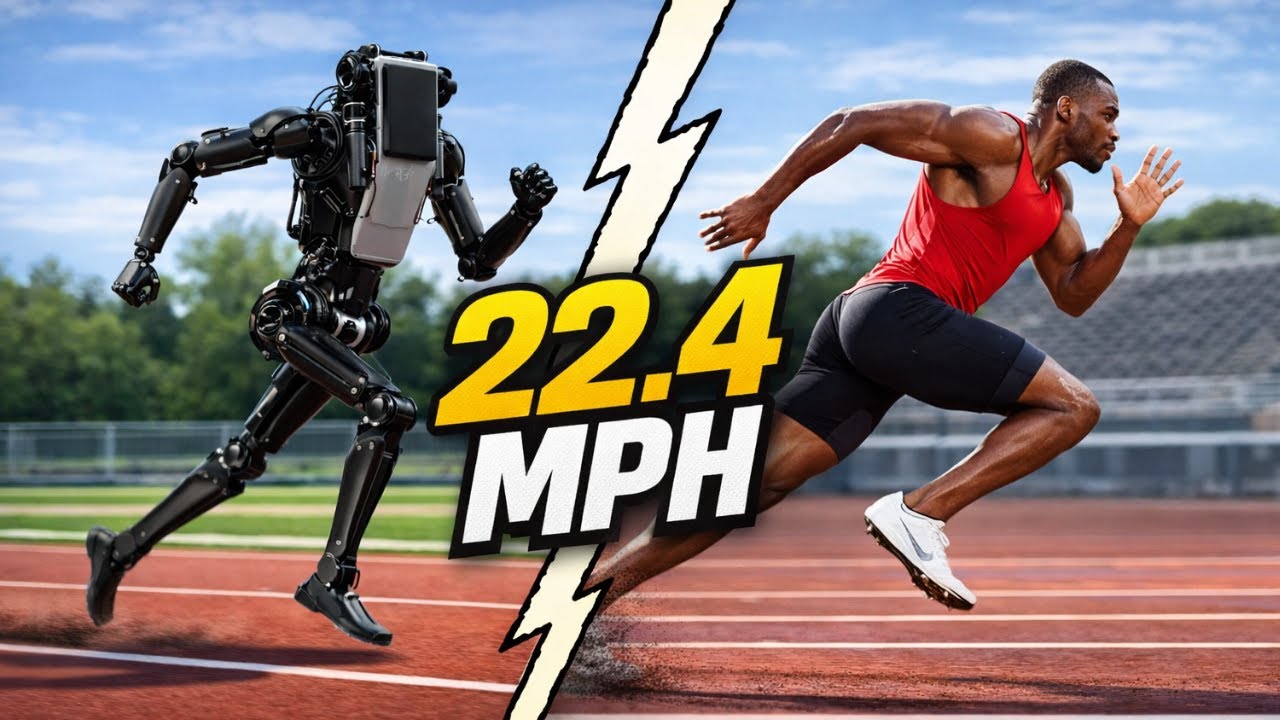 Unitree H1 Humanoid Robot Breaks Limits at 22.4 MPH