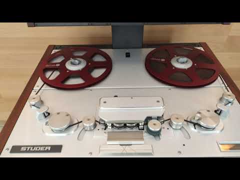 Studer A820 Reel Master Recorder 1/4" 2-Track Tape Machine | Reverb