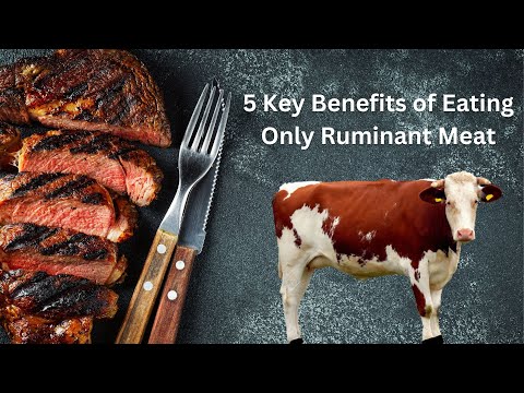The 5 Key Benefits of Eating Only Ruminant Meat