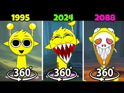 360° VR Sprunki Phase 4 | 1995 vs 2024 vs 2088