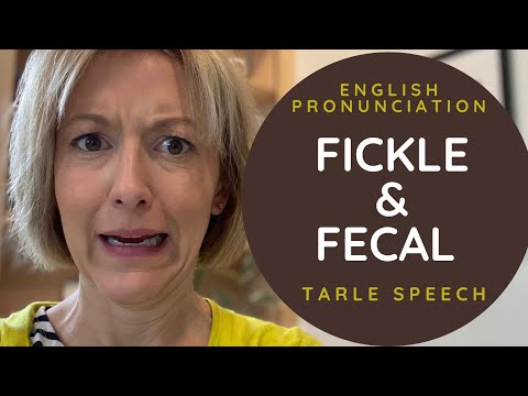 How to Pronounce FICKLE & FECAL - American English Pronunciation Lesson