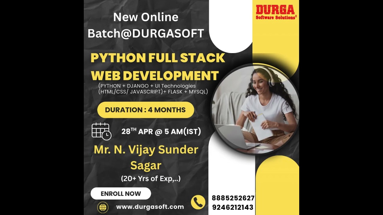 🚀 Become a Full Stack Developer with Python Full Stack Web Development! 🚀