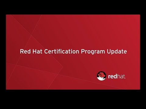 Red Hat Certification Program Update