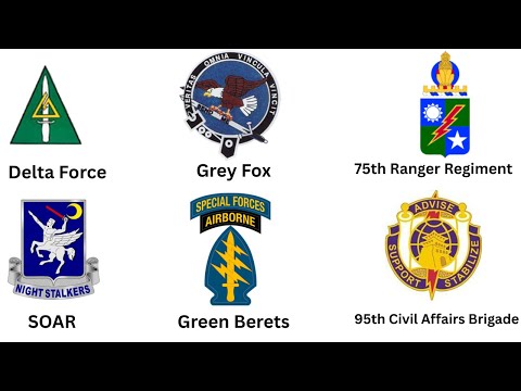 Every Special Operations Forces in U.S Army explained