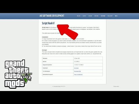 How to install Scripthookv & ScripthookvDotNet (2024) GTA 5 Mods #gta5 #scripthookv