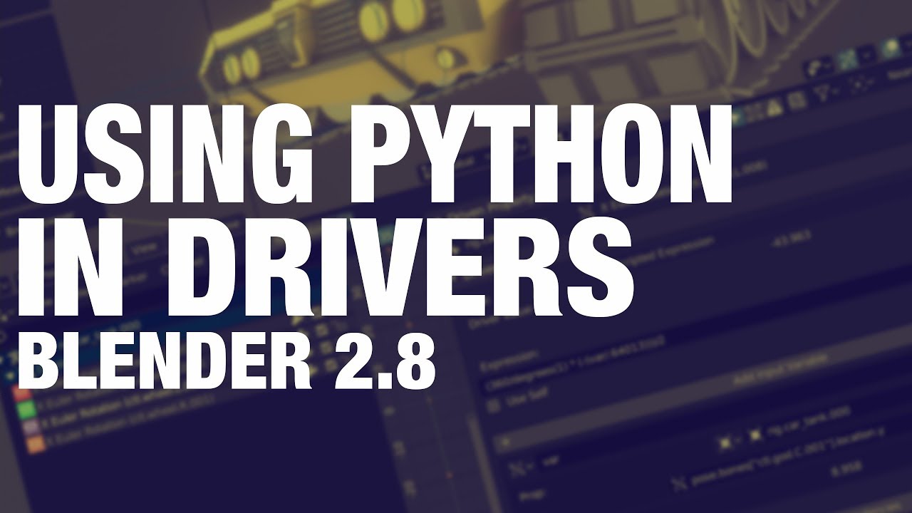 Using Python In Your Drivers | Blender Drivers Master Class
