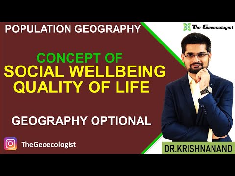 Social Wellbeing and Quality of Life - Population Geography