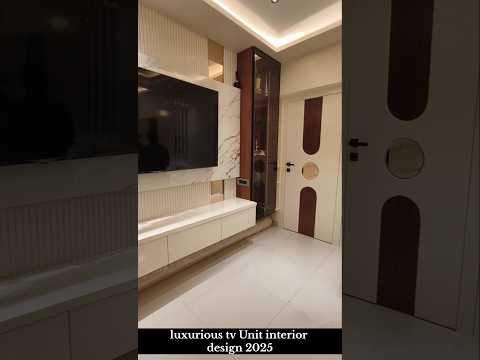 Luxurious tv Unit interior design 2025😍/living room tv Unit interior design