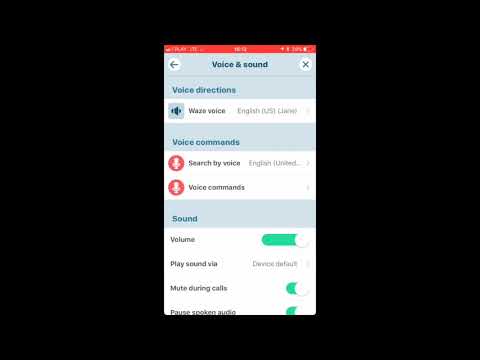 HOW TO ADJUST THE VOLUME IN WAZE APP (IOS)