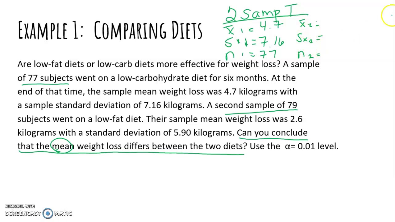 Hypothesis Testing with 2 Samples Part 1
