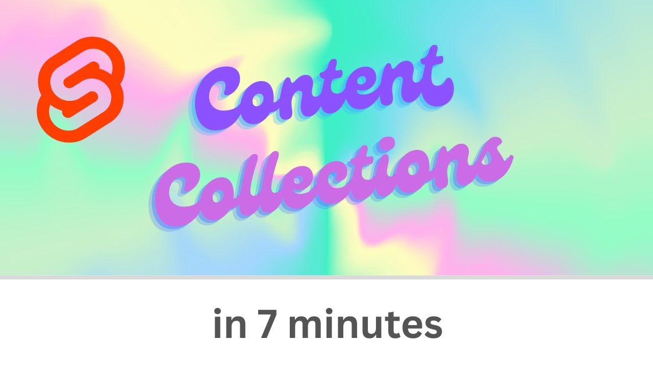 Build a blog with Content Collections and SvelteKit