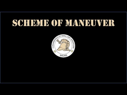 Scheme of Maneuver