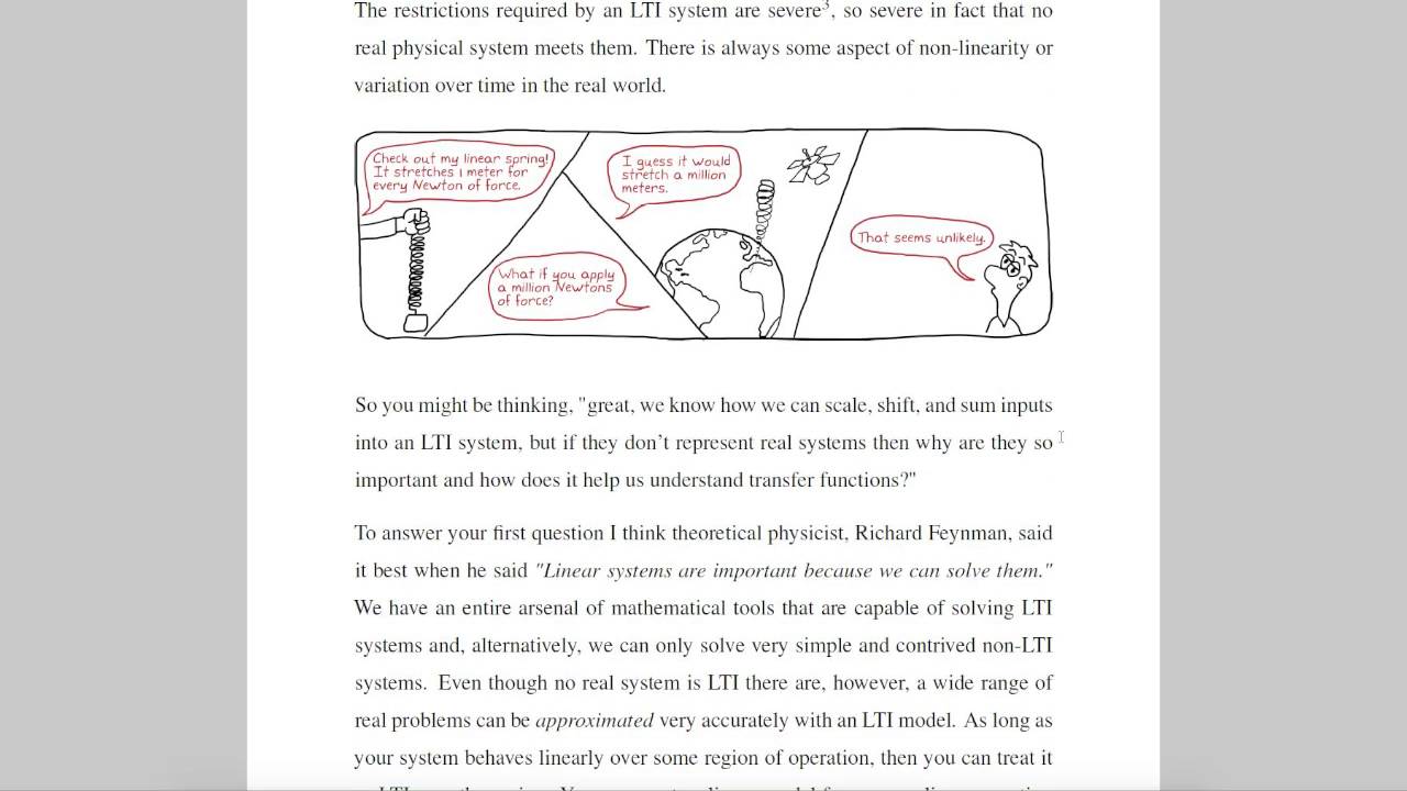 LTI systems, Impulse function, and the Convolution Integral