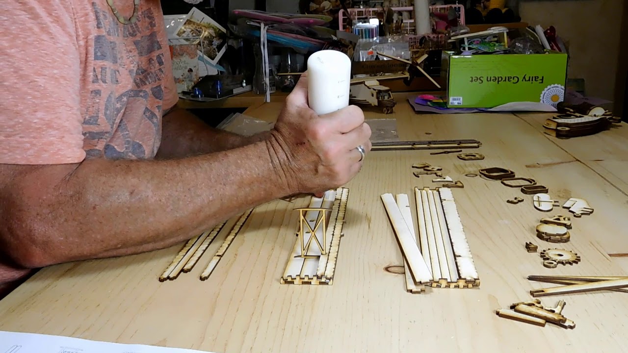 Bi-Plane Wood Model Kit Assembly Video LazerModels
