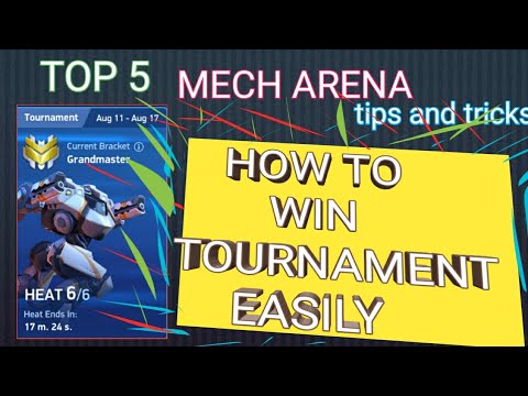 TOP 5 TIPS AND TRICKS OF HOW TO WIN TOURNAMENT EASILY🤗🤗 || TIPS AND TRICKS || MECH ARENA || HRG ||