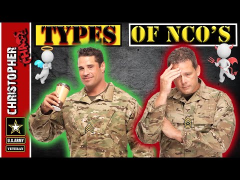 The different types of sergeants you might have in the Army