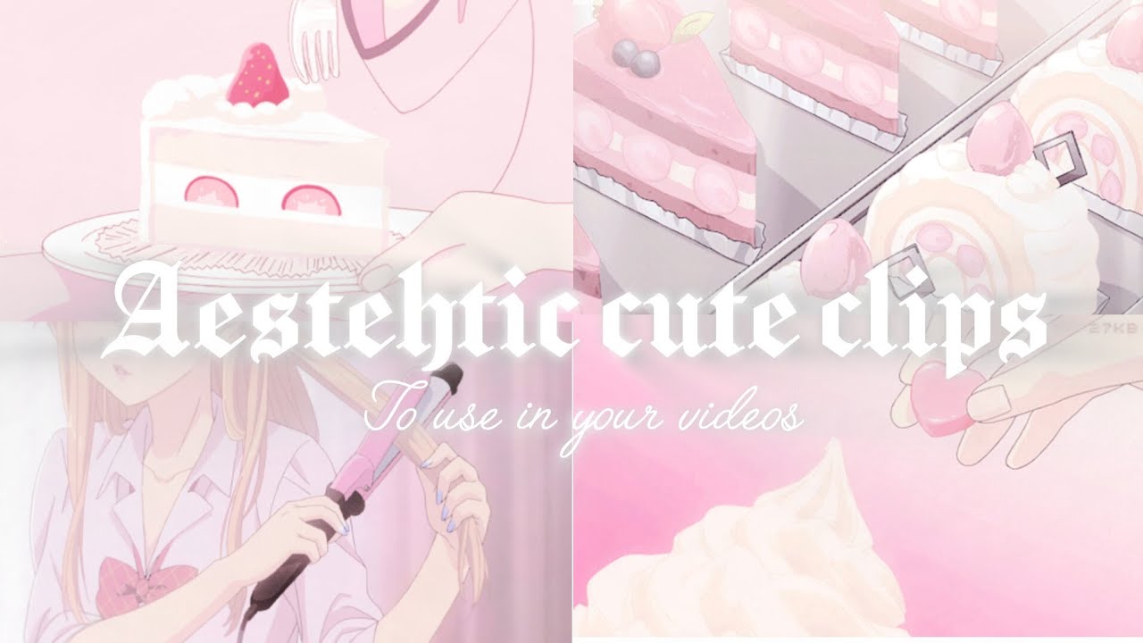 Aestehtic clips to use in videos || cute clips || anime gifs || #yt#anime#cute#soft#aesthetic#ghibli