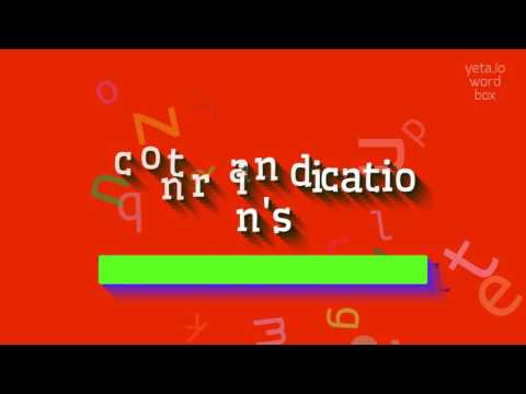 How to say "contraindication's"! (High Quality Voices)