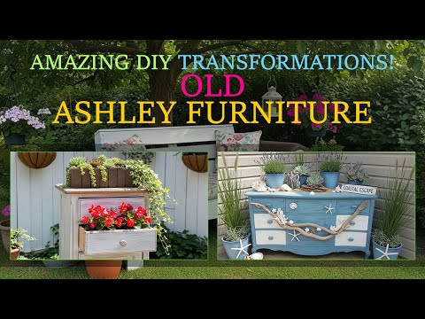 🔥 Don’t Toss It Yet! 15 Genius DIY Garden Ideas from Ashley Furniture You Already Own 🌼