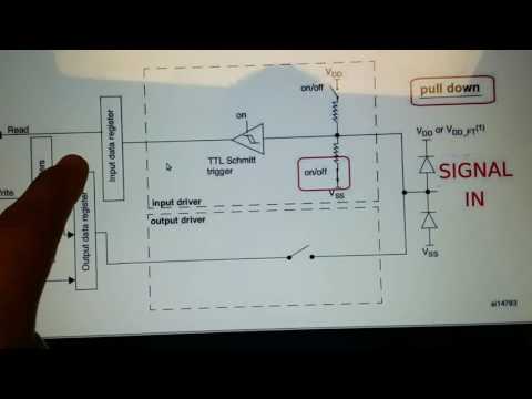 03) ARM STM32F103C8T6 MikroC Tutorial (Pull UP / DOWN of INPUTS )