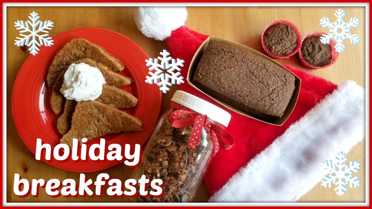3 Easy Vegan Make-Ahead Breakfasts // Holiday Edition ❄️