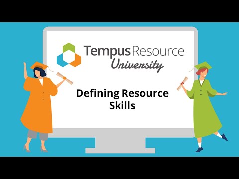 Define a Skills Matrix for a Resource in Tempus Resource