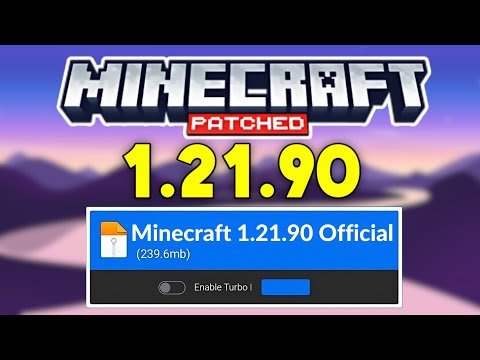 Download Minecraft Patched 1.21.90 Apk Mediafıre || Minecraft 1.21.90 Patch Apk Review !