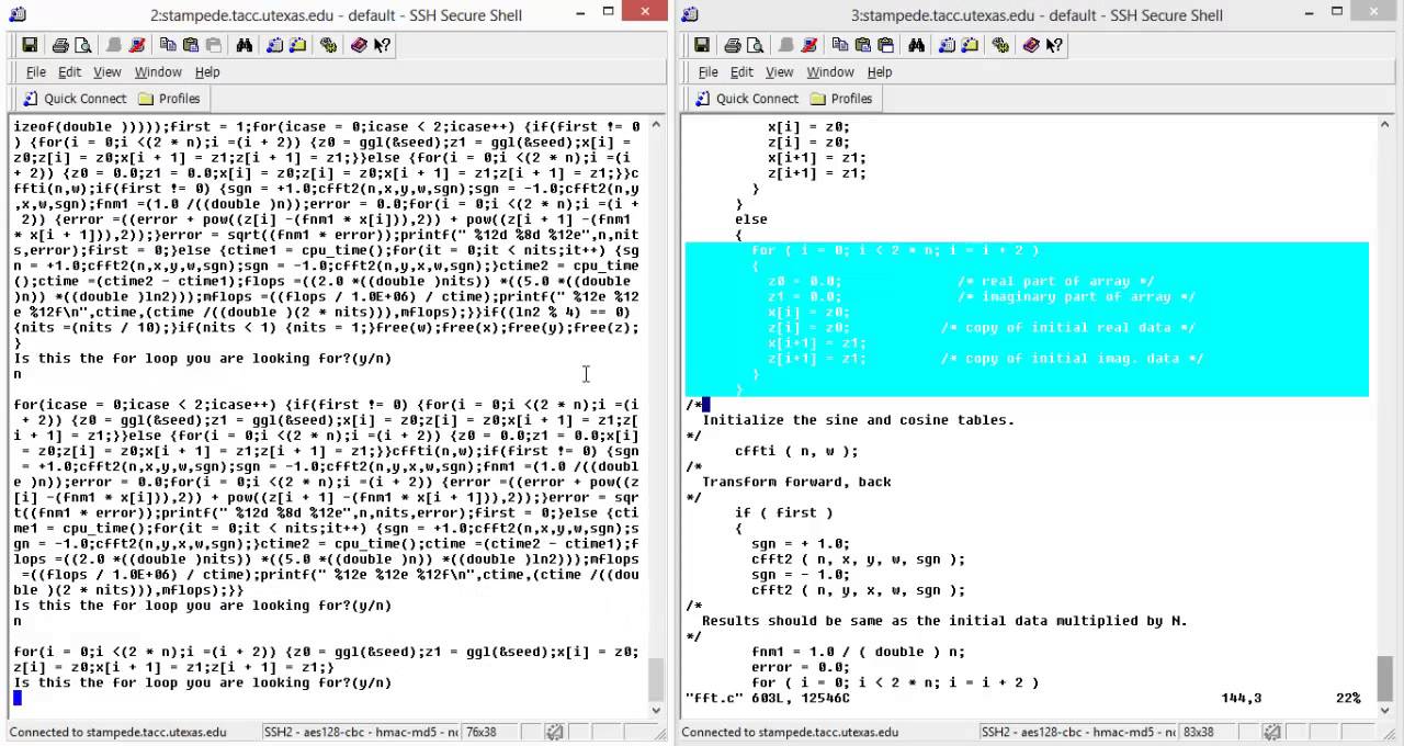 The Interactive Parallelization Tool - Parallelizing the FFT algorithm with MPI