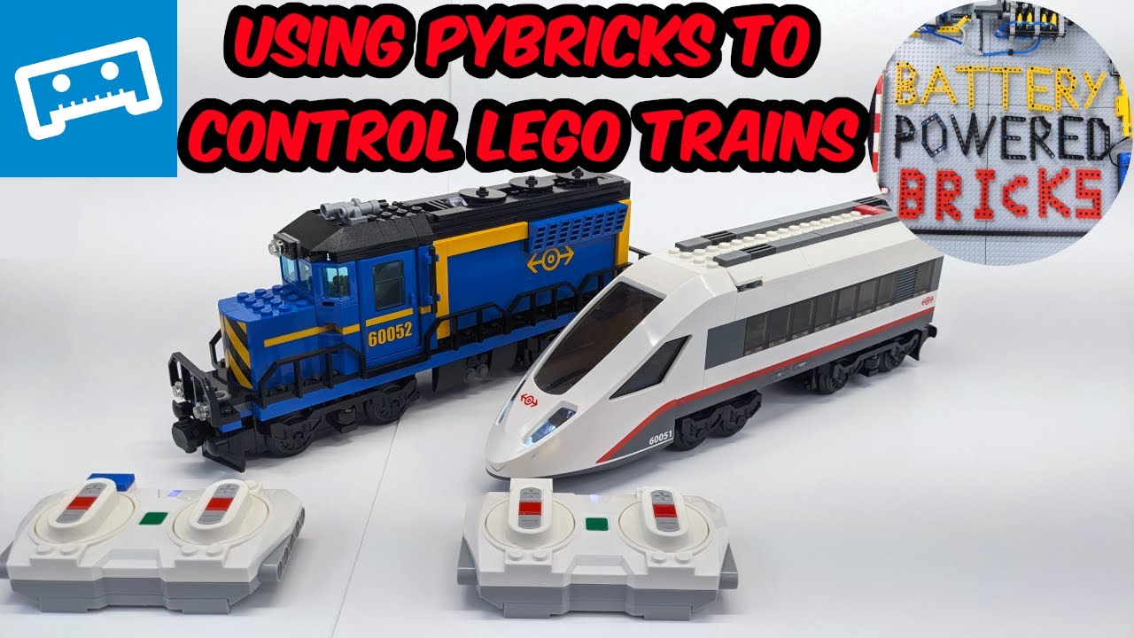 Using PyBricks to control Lego trains