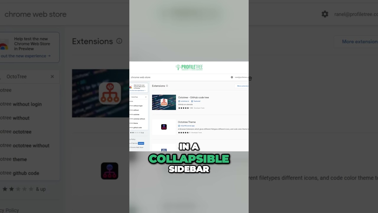 Supercharge Your GitHub Experience with OctoTrees File Tree View | Web Dev Pro Tips