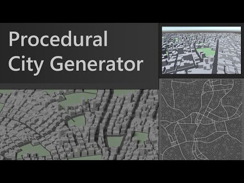 GitHub - Szuszi/CityGenerator-Unity: Procedural city generator made ...