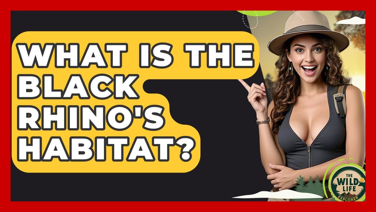 What Is The Black Rhino's Habitat? - The Wild Life Explorer