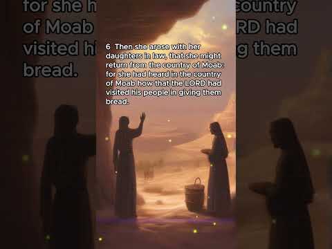 Ruth Chapter 1:5-8 | King James Bible Narration | #bibleverse #biblestudy #bible