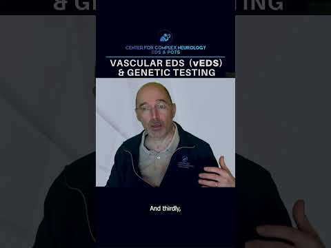 Vascular Ehlers-Danlos Syndrome (vEDS) & Genetic Testing by Dr. David Saperstein - #shortsvideo