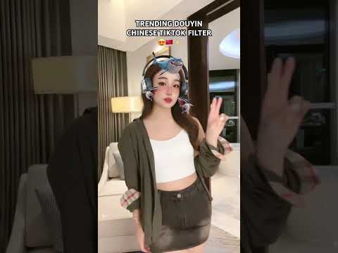 I tried Trending Douyin Chinese Tiktok Filter #douyin #chinesefashion #chinesemakeup #kpop #kbeauty