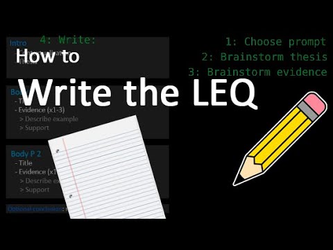 How to Write the LEQ (APUSH/Euro) | StudyingWorks