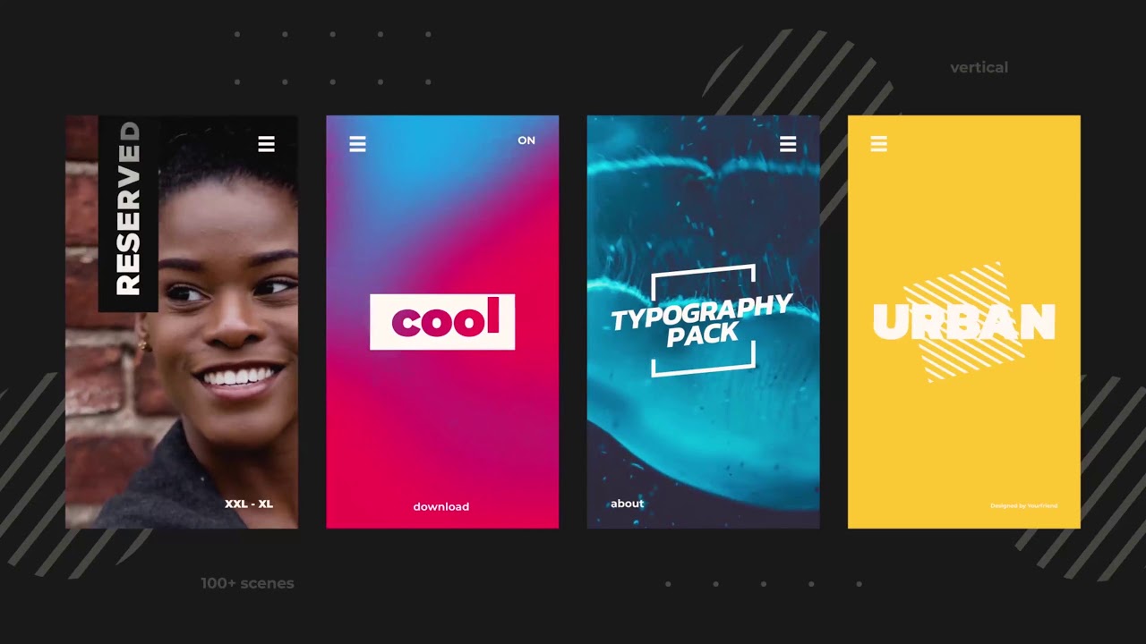 Typography Pack | After Effects Project Files - Videohive template