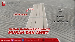 LIST PLANK POLOS 8MM UKURAN 20 cm 4.05 m | Benindo Jayamakmur Sejati