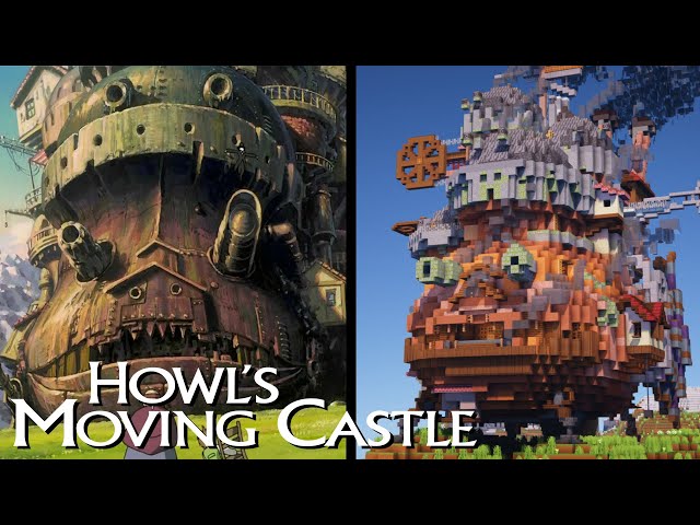 Howl's Moving Castle in Minecraft Minecraft Map