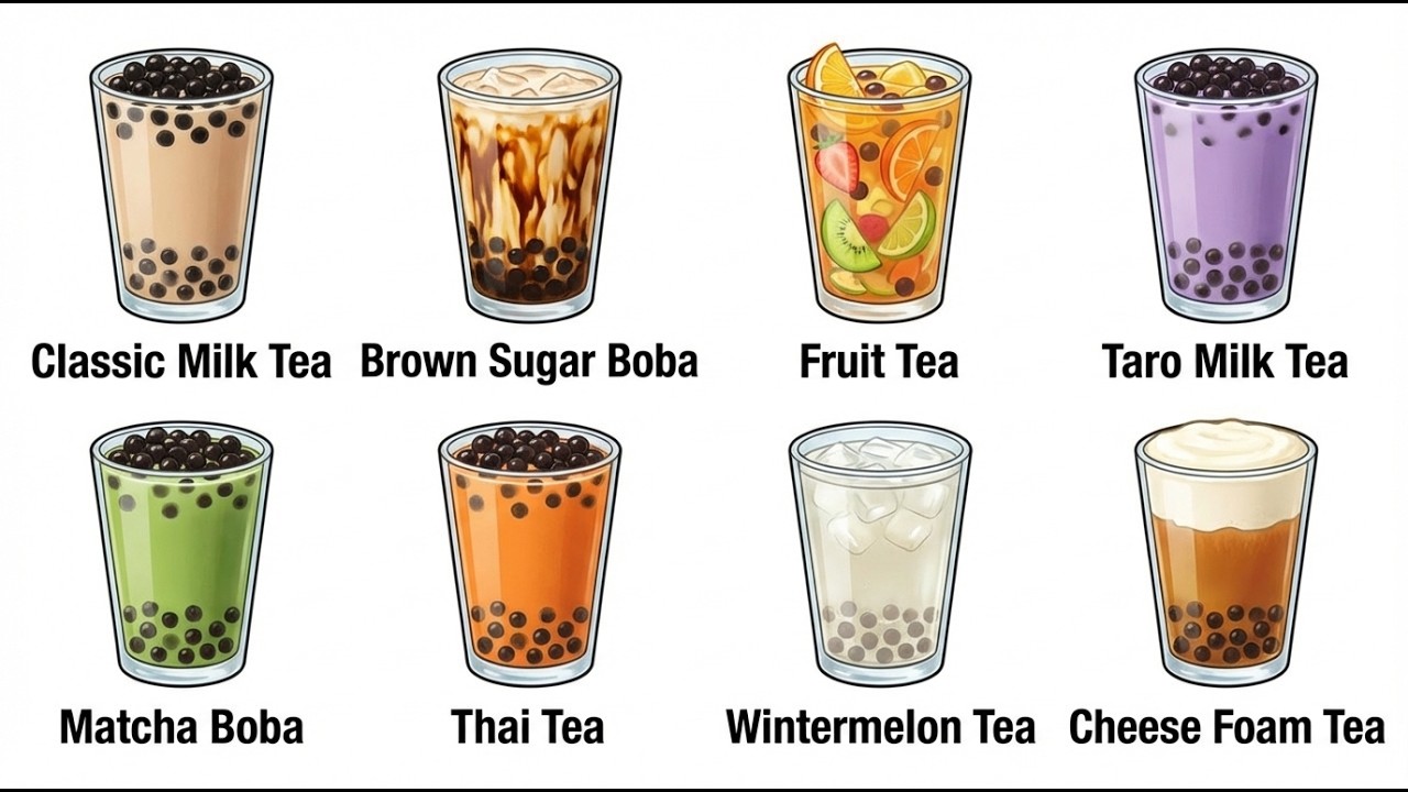 Every Boba Tea Explained in 8 Minutes