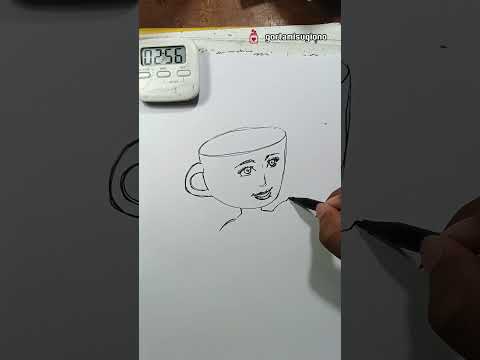 Gambar Anomali Ballerina Cappucina dalam 5 menit #sketch #drawing #brainrot #anomali