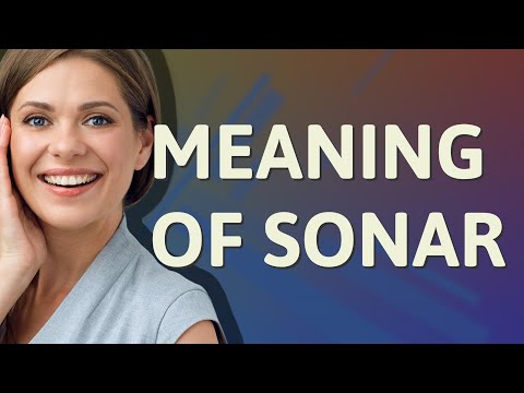 Sonar | meaning of Sonar