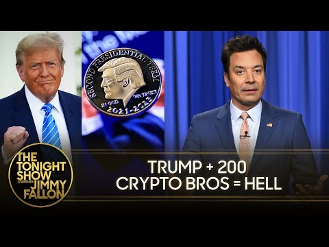 Trump Blurs Lines by Hosting Private Dinner for Top Meme Coin Holders | The Tonight Show