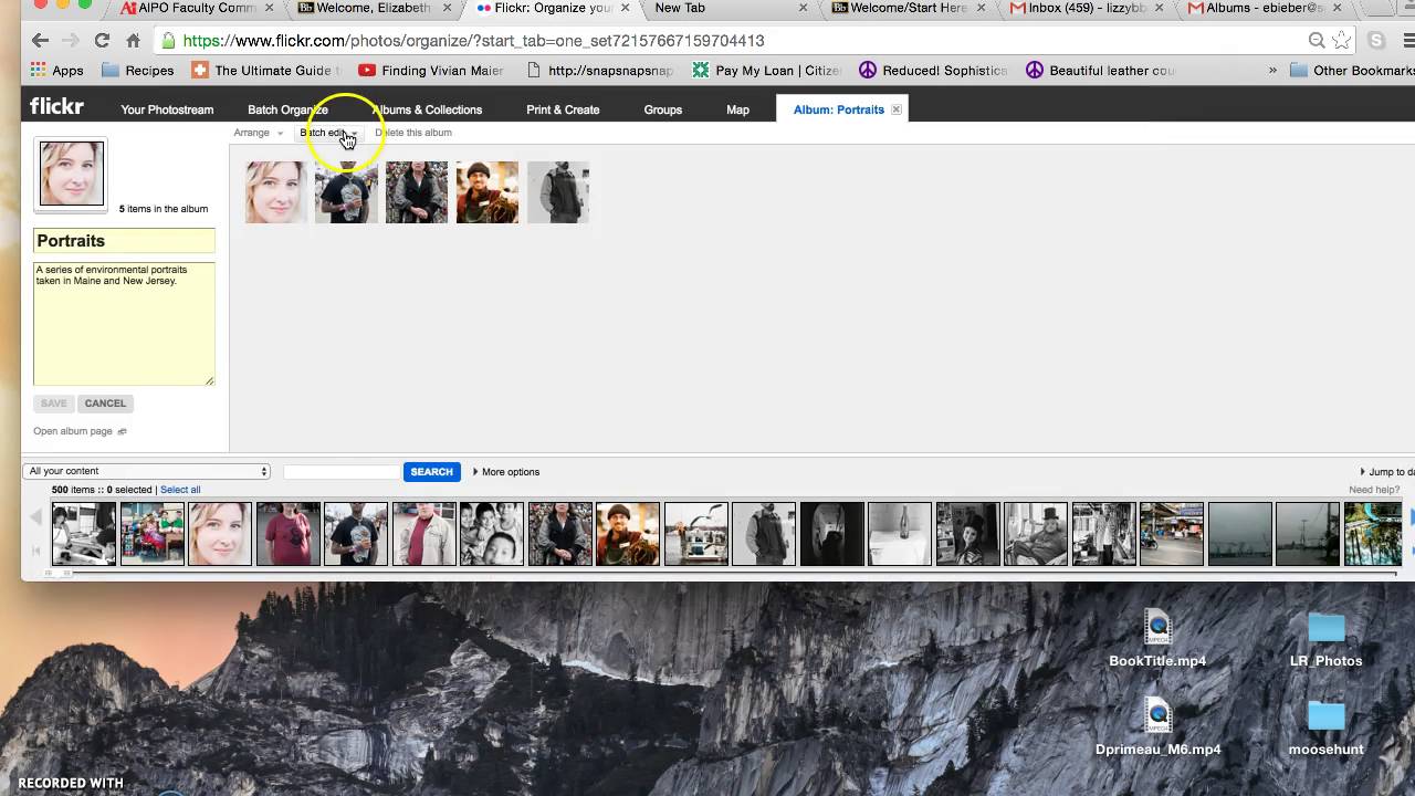 Flickr - Album - Changing Permissions