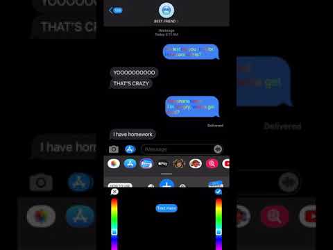 Texting in Color (NEW APP) #Shorts