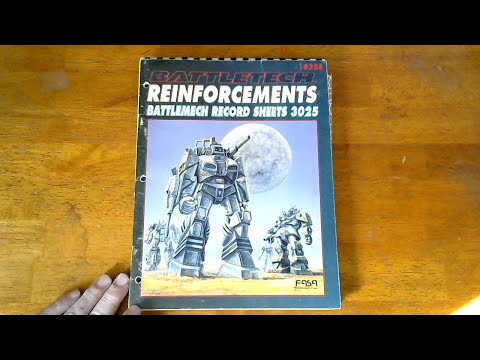 Battletech Reinforcements Record Sheets 3025