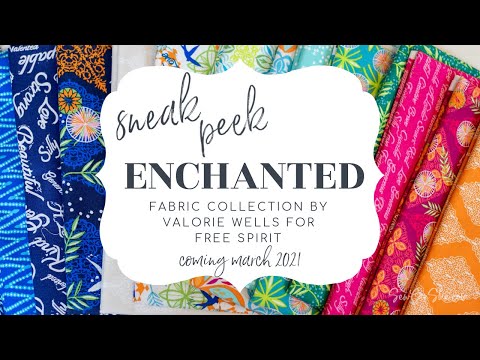Sneak Peek Unboxing of Valorie Wells' Enchanted Fabric Collection