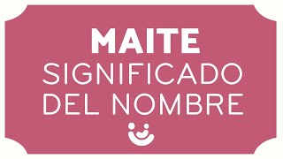 Significado del nombre Mayte: Orígenes, Personalidad y Características ...