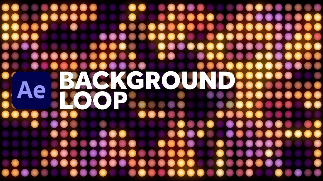 Shiny Background Loop | After Effects Tutorial
